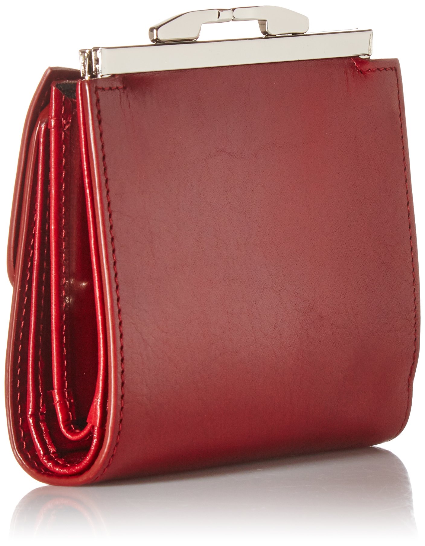 Bosca Old Leather 4" French Purse Brick Red One Size
