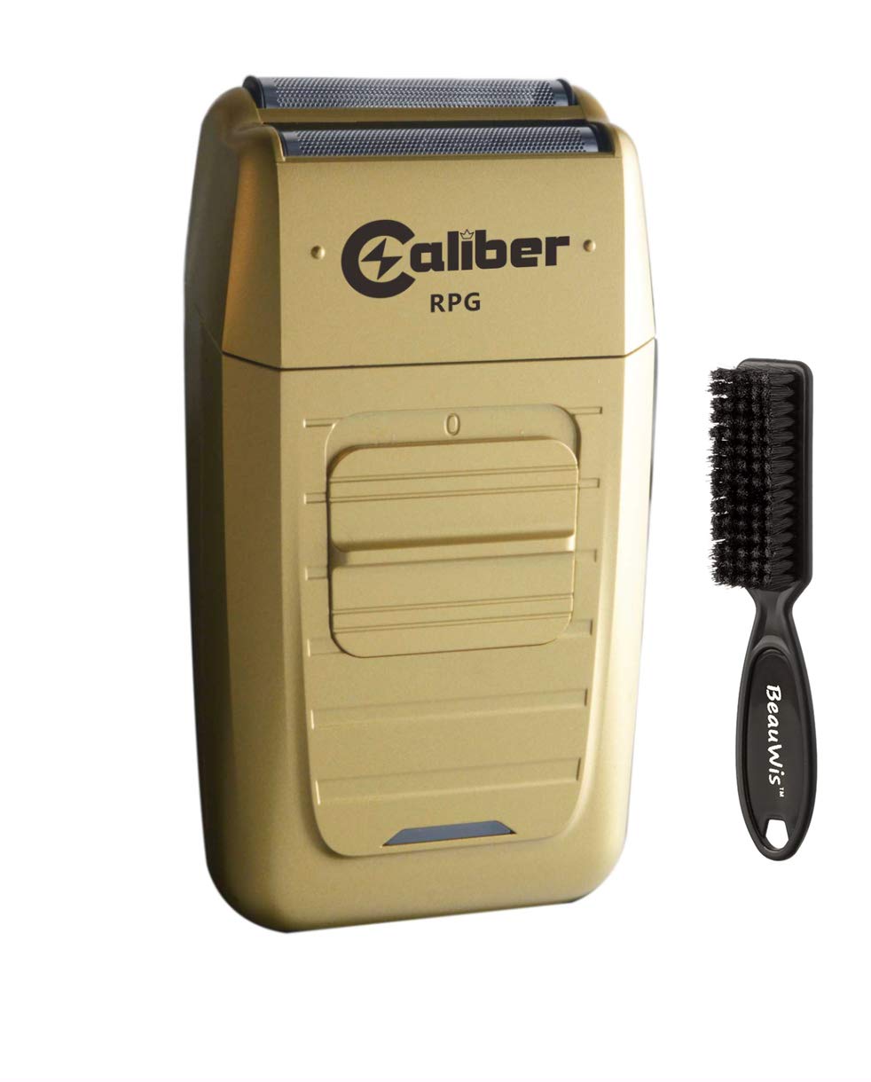 Caliber RPG Shaver Close Cutting Foil Shave Lithium Ion Battery - Bundled with BeauWis Blade Brush