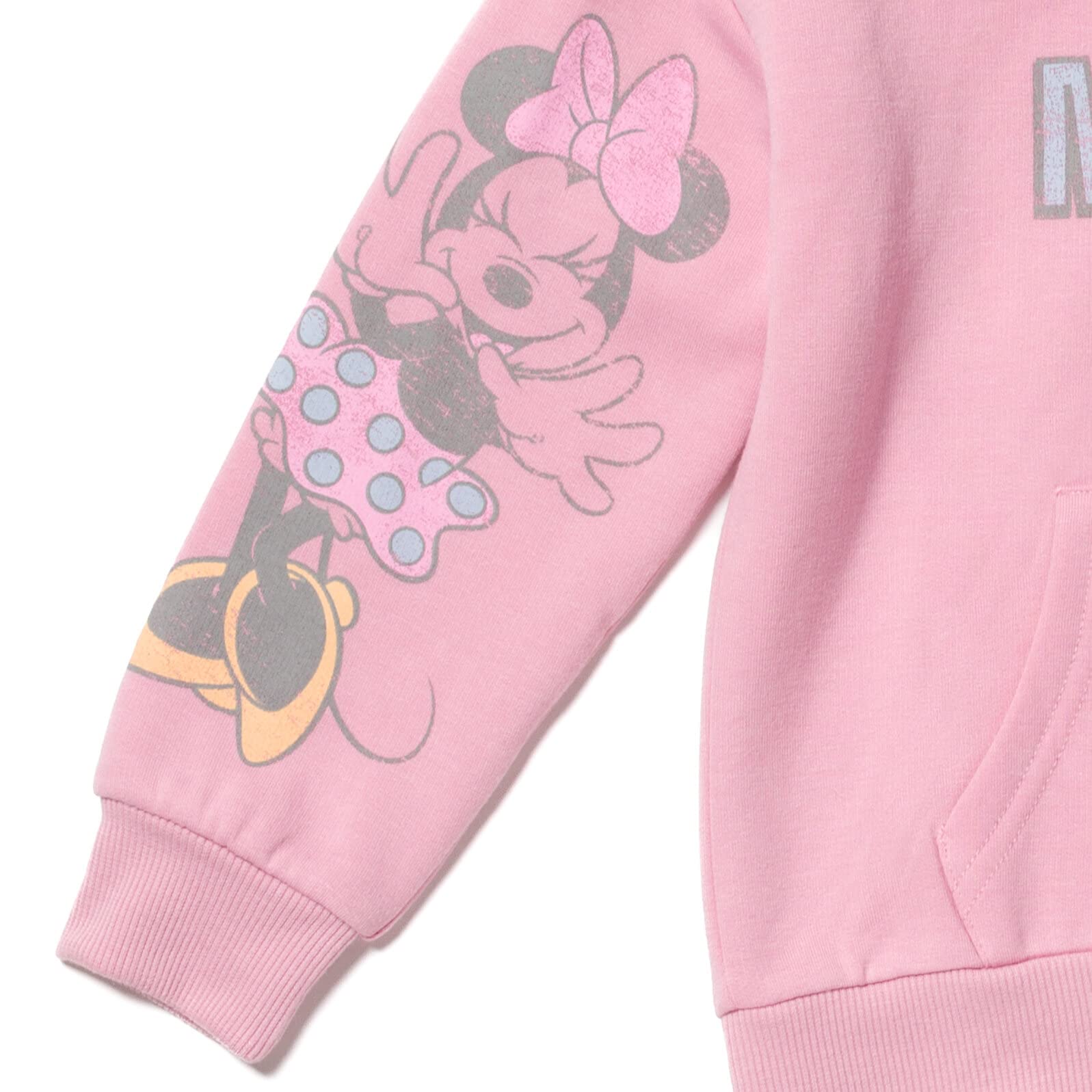 Disney Minnie Mouse Infant Baby Girls Fleece Pullover Hoodie and Jogger Pants Set Purple 18 Months