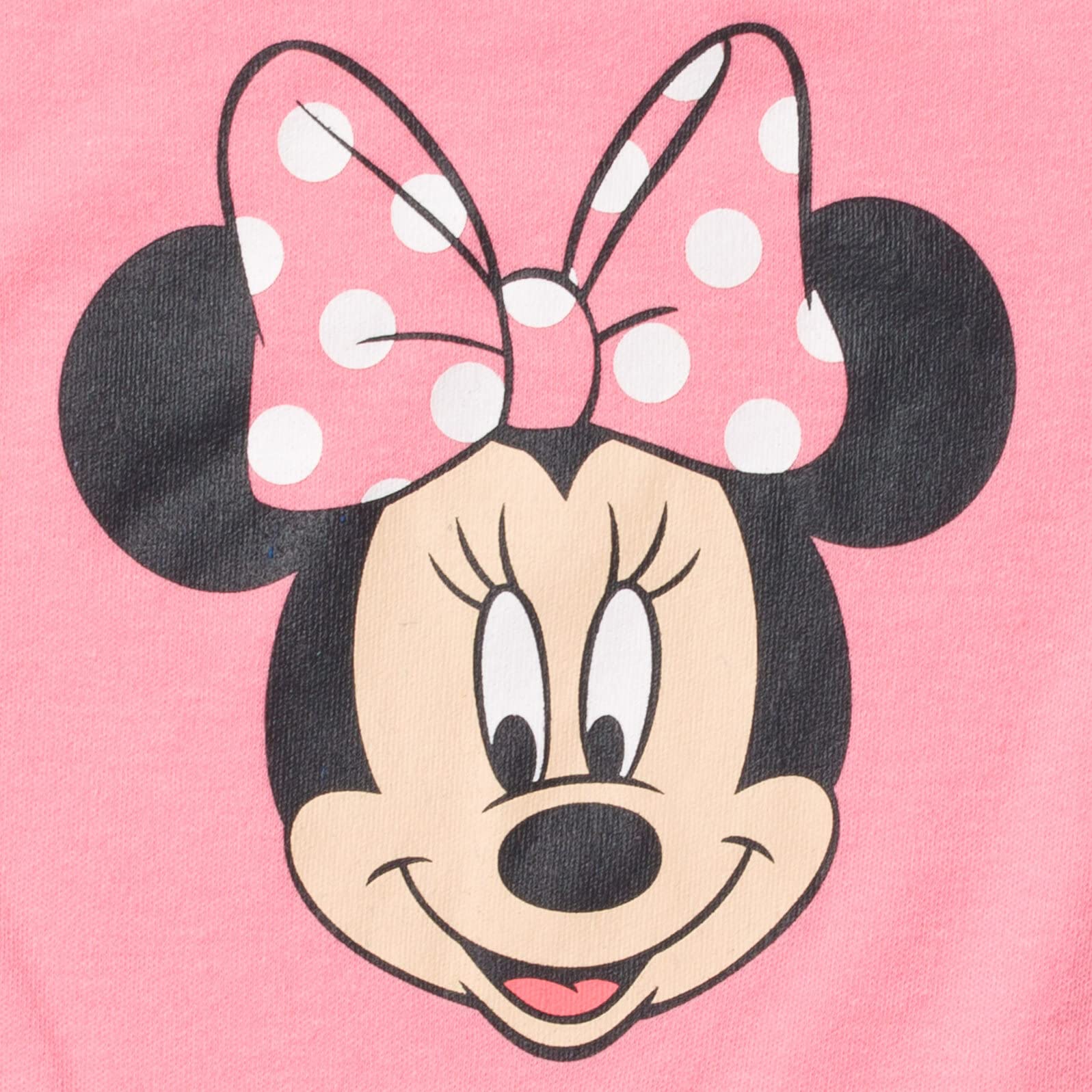 Disney Minnie Mouse Newborn Baby Girls Bodysuit Pants and Hat 3 Piece Outfit Set 3-6 Months