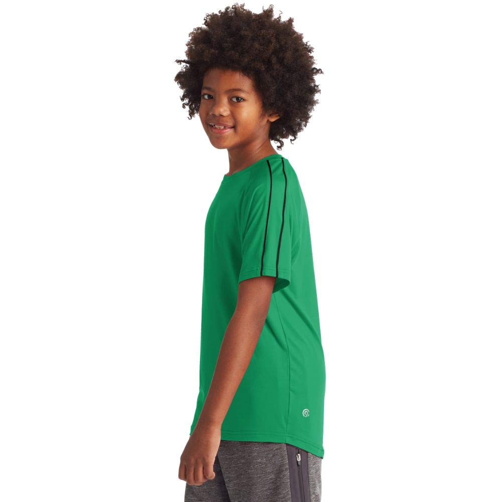 C9 Champion boys Fashion Tech Short Sleeve T Shirt, Kelly Green, Small US