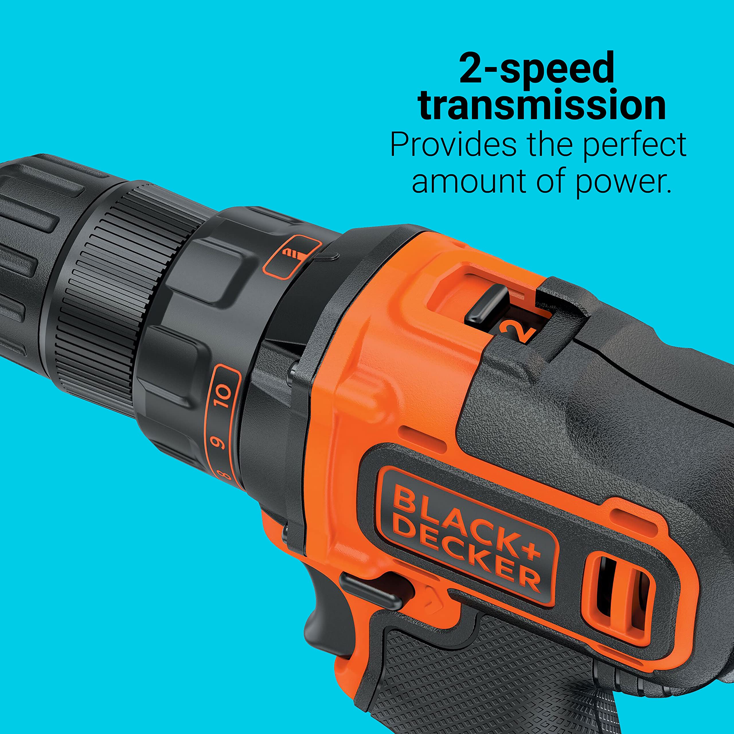 BLACK+DECKER 20V MAX* POWERCONNECT 3/8 in. Cordless Drill/Driver Kit (BDCDD220C)