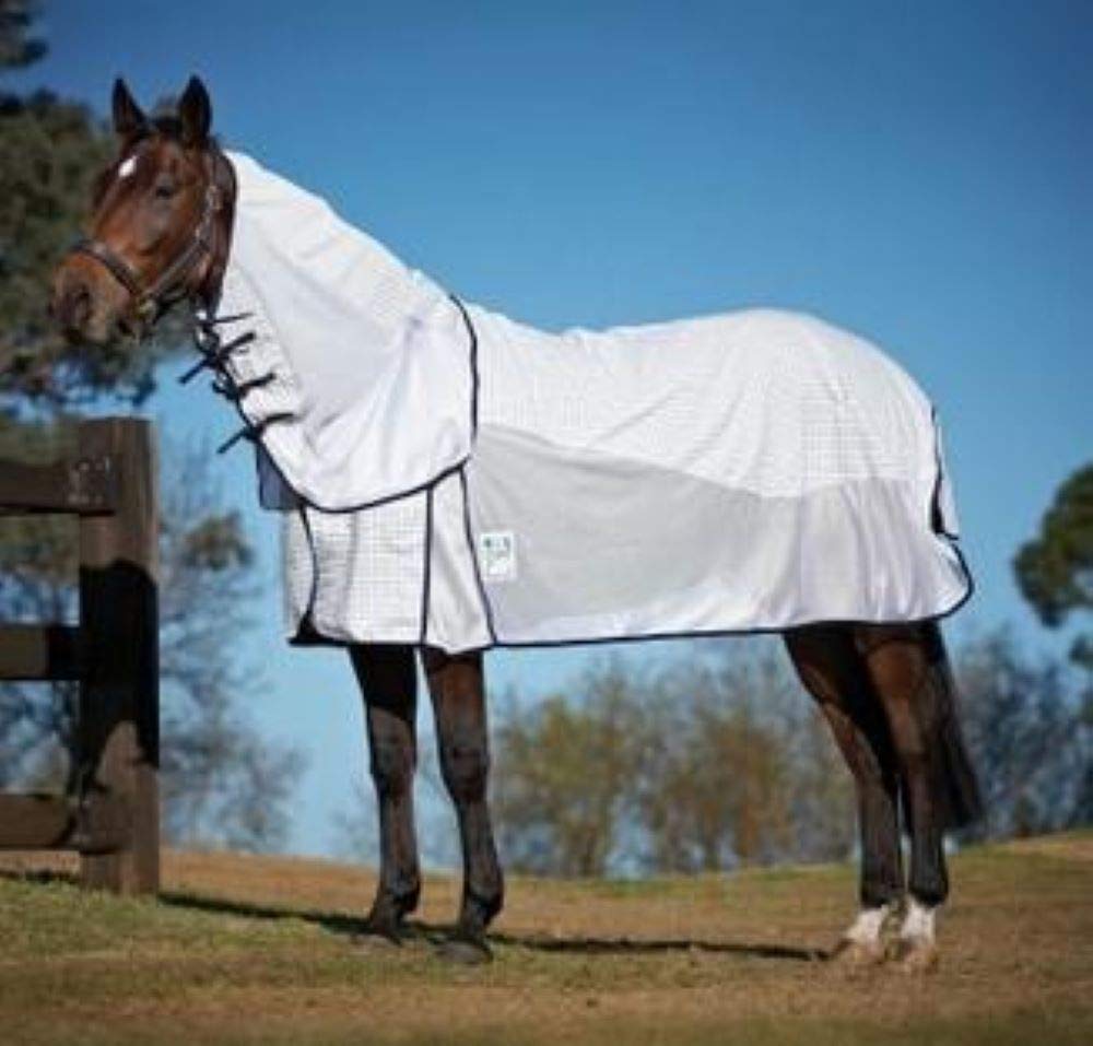 Kool Coat Airstream Detach-A-Neck Fly Sheet 75, WhiteNavy