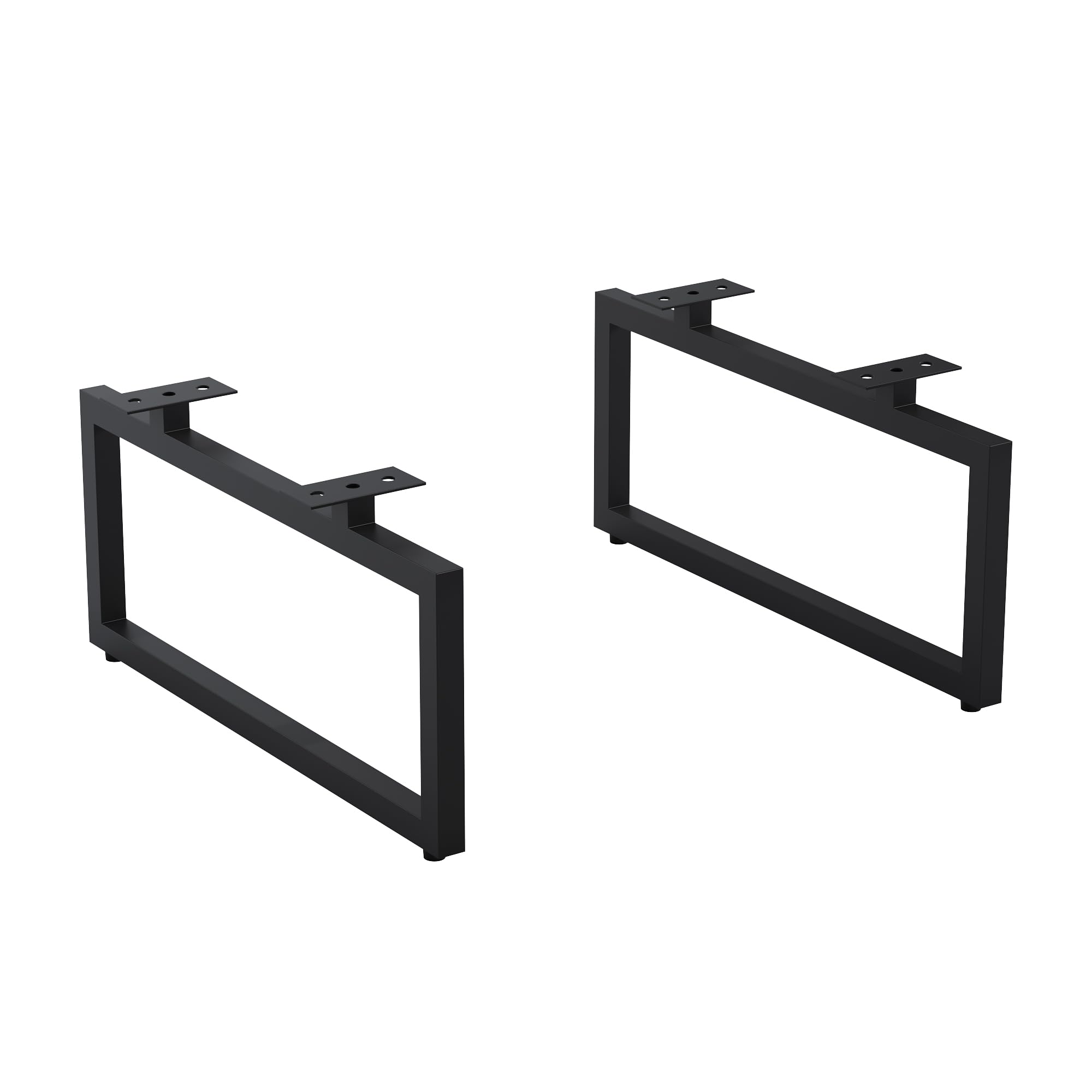 Dowell 7" Vanity Leg, Rectangle, Black-Set of 2