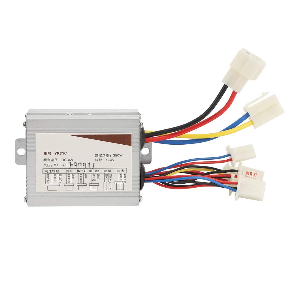 Dilwe 36V 350W Electric Throttle Grip with Lock Controller Accessory,Electric Bike and Spare Parts