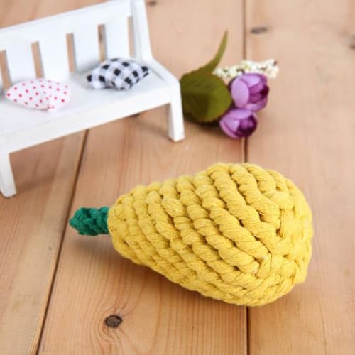 Kapmore Interactive Puppy Teething Chew Toy - Cotton Dental Cleaner for Pet Teeth Care, Training Bite Rope Toy, Durable Puppy Tooth Cleaning