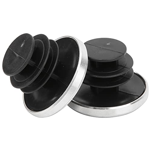 DAUERHAFT Bike Handlebar End Plugs, Easy to Install and Remove Exquisite Workmanship Handle Bar Plugs 0.6-0.8in with Unique Pattern for Mountain Bike for Road