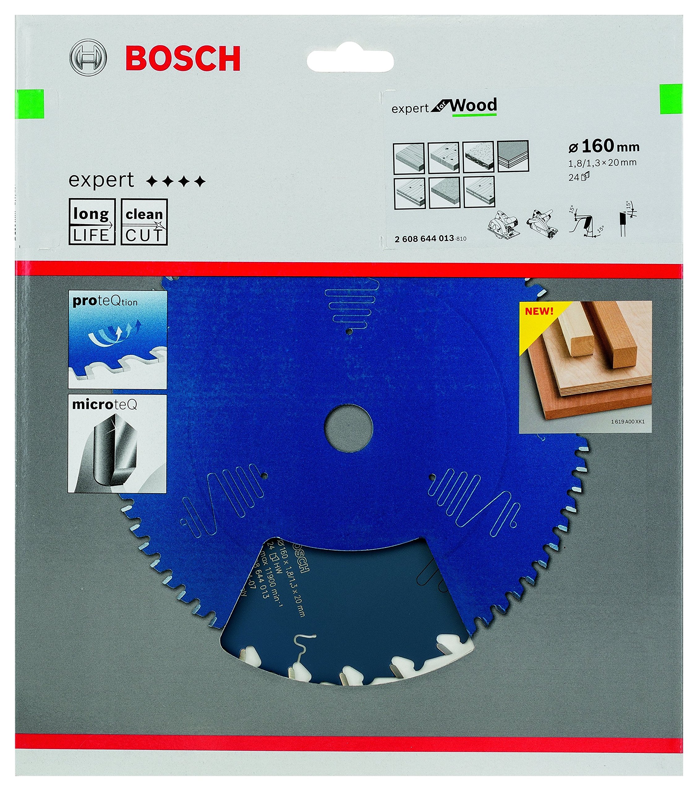 Bosch 2329790 Circular Saw Blade, Blue