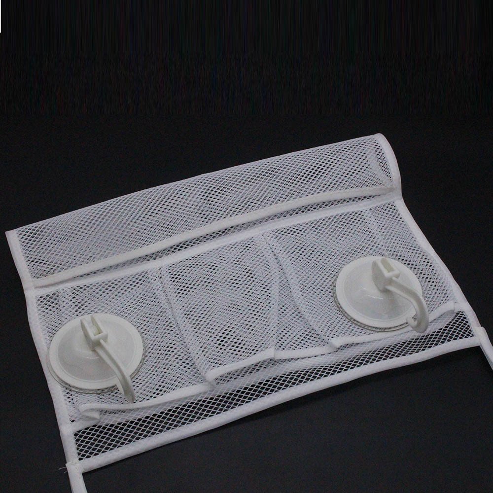 Toxz Baby Bath Time Toy Tidy Storage Hanging Bag Mesh Bag Mesh Bathroom Organiser Net,with Suction Caps,Polyester Material,Washable,Durable(Ship from US!)