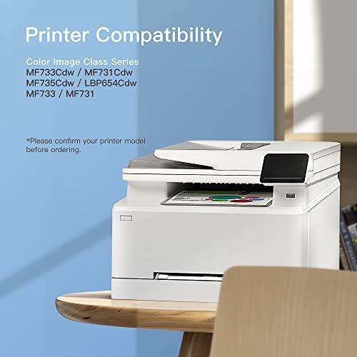 GPC ImageFlex Compatible 046 Toner Cartridge MF733Cdw Replacement for Canon 046 Toner Cartridge 046H CRG-046 Compatible with Color ImageCLASS MF733Cdw MF731Cdw MF735Cdw LBP654Cdw Printer(4 Pack