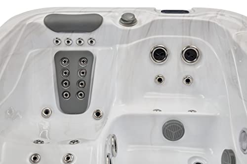 Casey 3 Person 47 Jet Lounger Hot Tub with Bluetooth