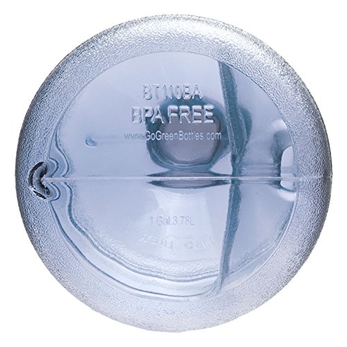 For Your Water 1 Gallon 3.7 Liter BPA Free Plastic Reusable Sport Water Bottle Container Jug with Handle and with 48MM Screw Cap 6.5" x 11. 5" - Blue