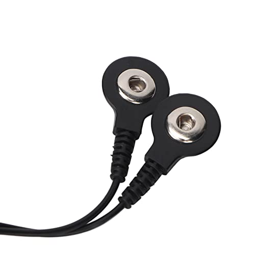 Electrode Wire, 2.35mm Plug TENS Machine Wire Portable 5pcs 2 Snap Connectors for Physiotherapy Machine