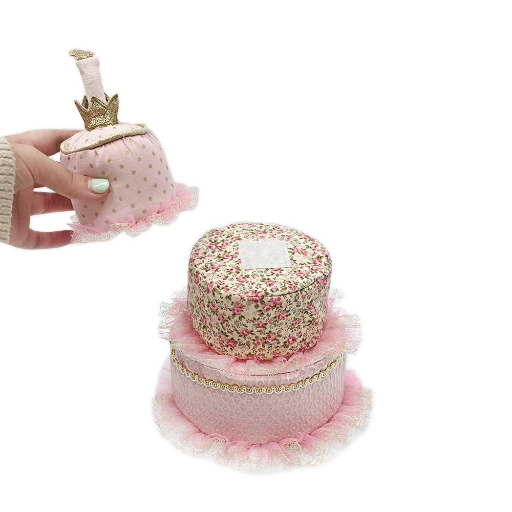 Mon Ami “Marie Antoinette” Birthday Party Cake Stacker – 10” with 3 Tiers, Birthday Cake Pretend Play Set for Toddlers, First Birthday Gift for Kids