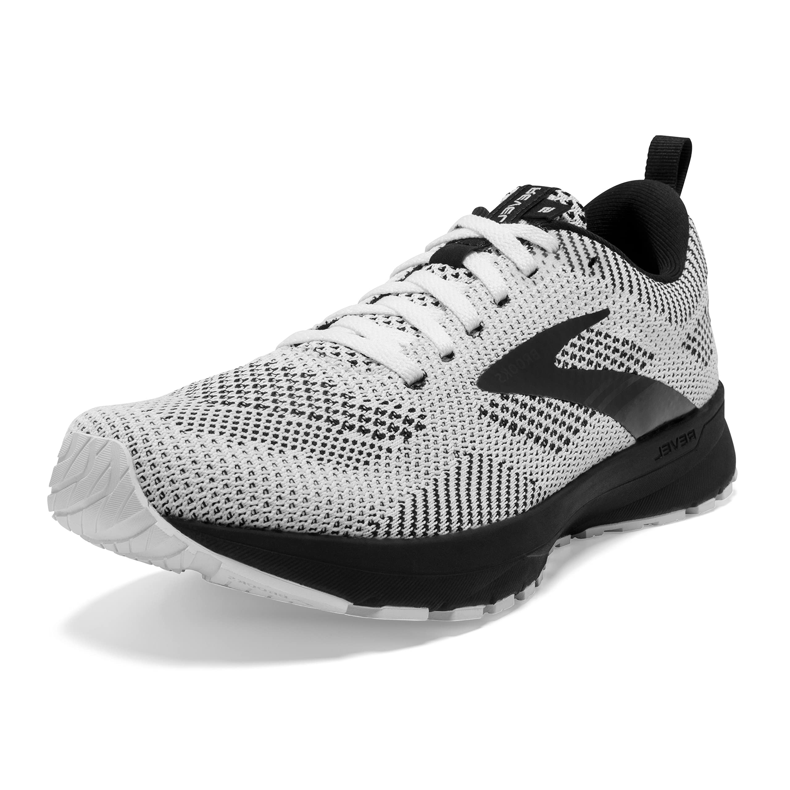 Brooks Women's Revel 5 Neutral Running Shoe - White/Black - 9.5
