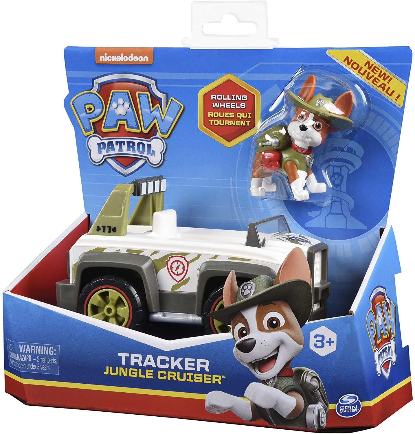 Spin Master Paw Patrol Tracker and Jungle Cruiser Vehicle