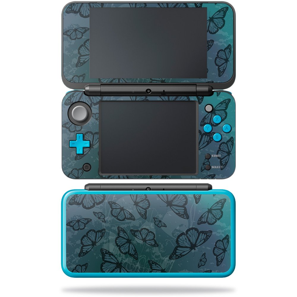 MightySkins Skin Compatible with Nintendo New 2DS XL - Dark Butterfly | Protective, Durable, and Unique Vinyl Decal wrap Cover | Easy to Apply, Remove, and Change Styles | Made in The USA