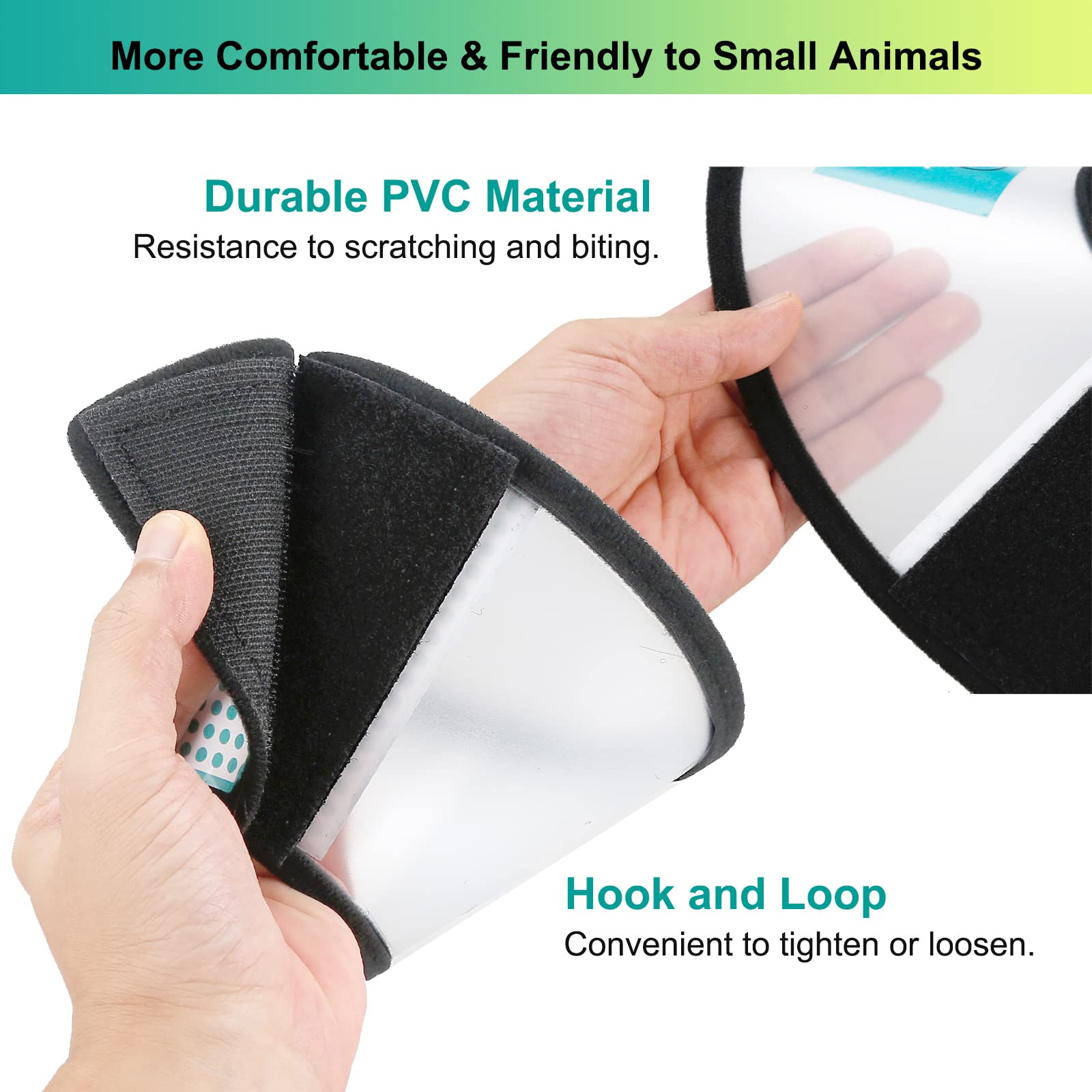 MintCat Cat Cone, Protective Cat Neck Cone for Cats After Surgery, 8.1 inches Cat Cone Collar Soft, Elizabethan Cat Surgery Collar for Cats, Adjustable Cat Cones to Stop Licking, Kitten Cone