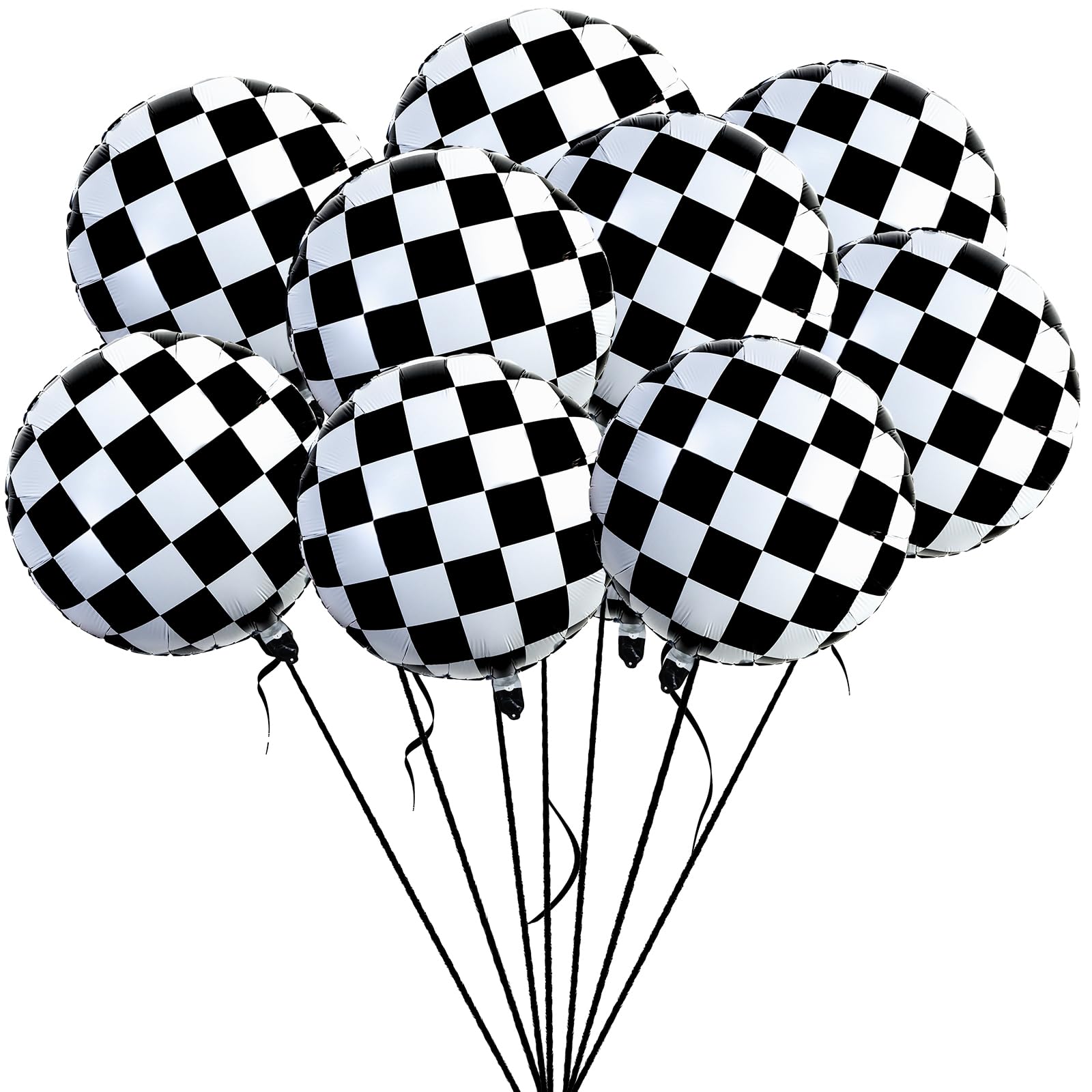 One Happy Dude Balloon Arch Garland Kit, 124Pcs 18" 10" 5" Yellow Black Balloons with Black Checkered Foil Balloons for One Happy Dude Birthday Decorations Baby Shower Boys 1st Birthday Party Supplies