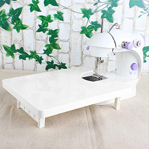 Maxmartt Sewing Machine Extension Table, ABS Plastic Mini Sewing Machine Extension Table Extension Board 10 * 8 * 0.5 Inch Plastic Extension Table for Household Sewing Machine Universal