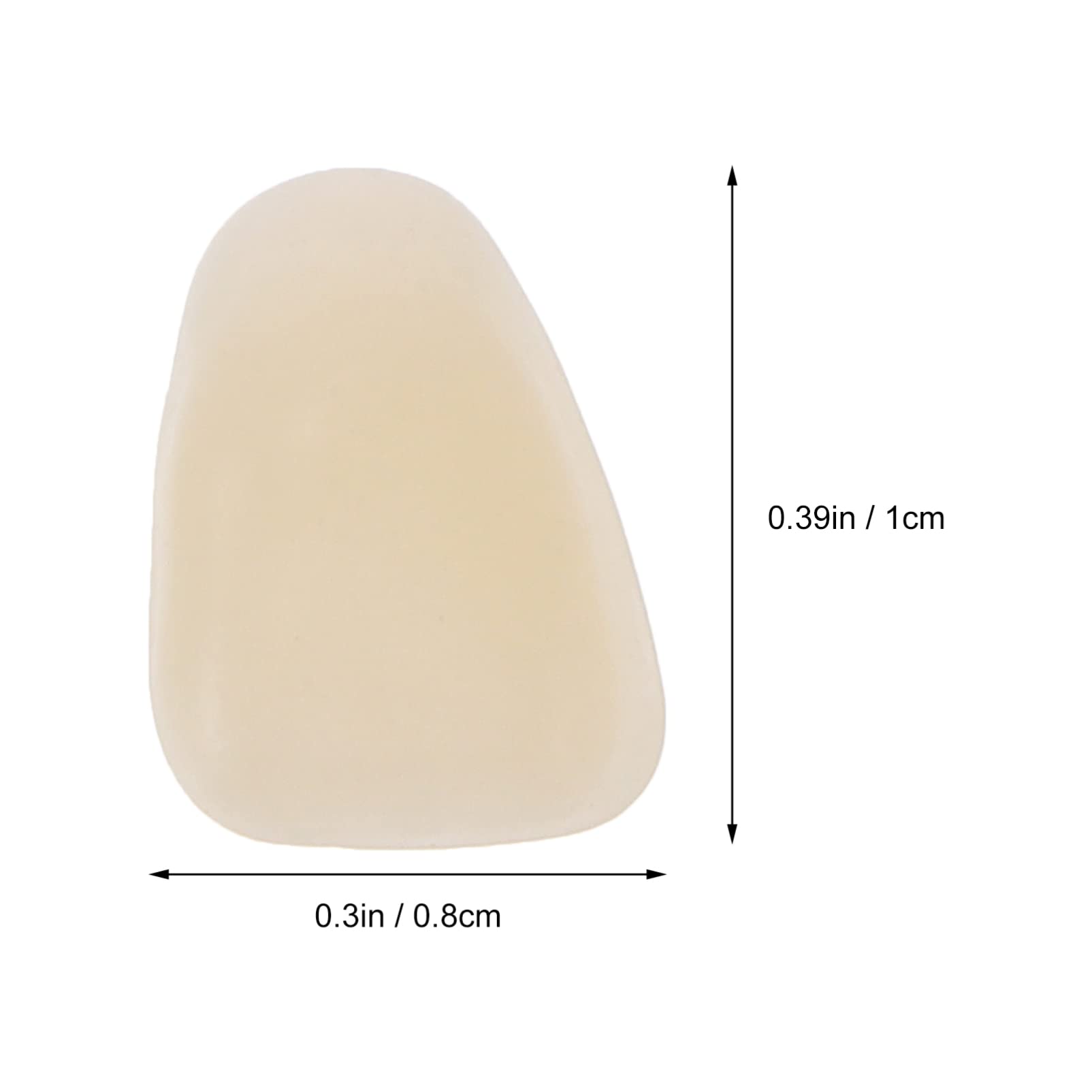 EXCEART Teeth Veneer 100 Pieces Artificial Resin Tooth Fillings Temporary Veneer Tooth Replacements Tooth Repair Supply