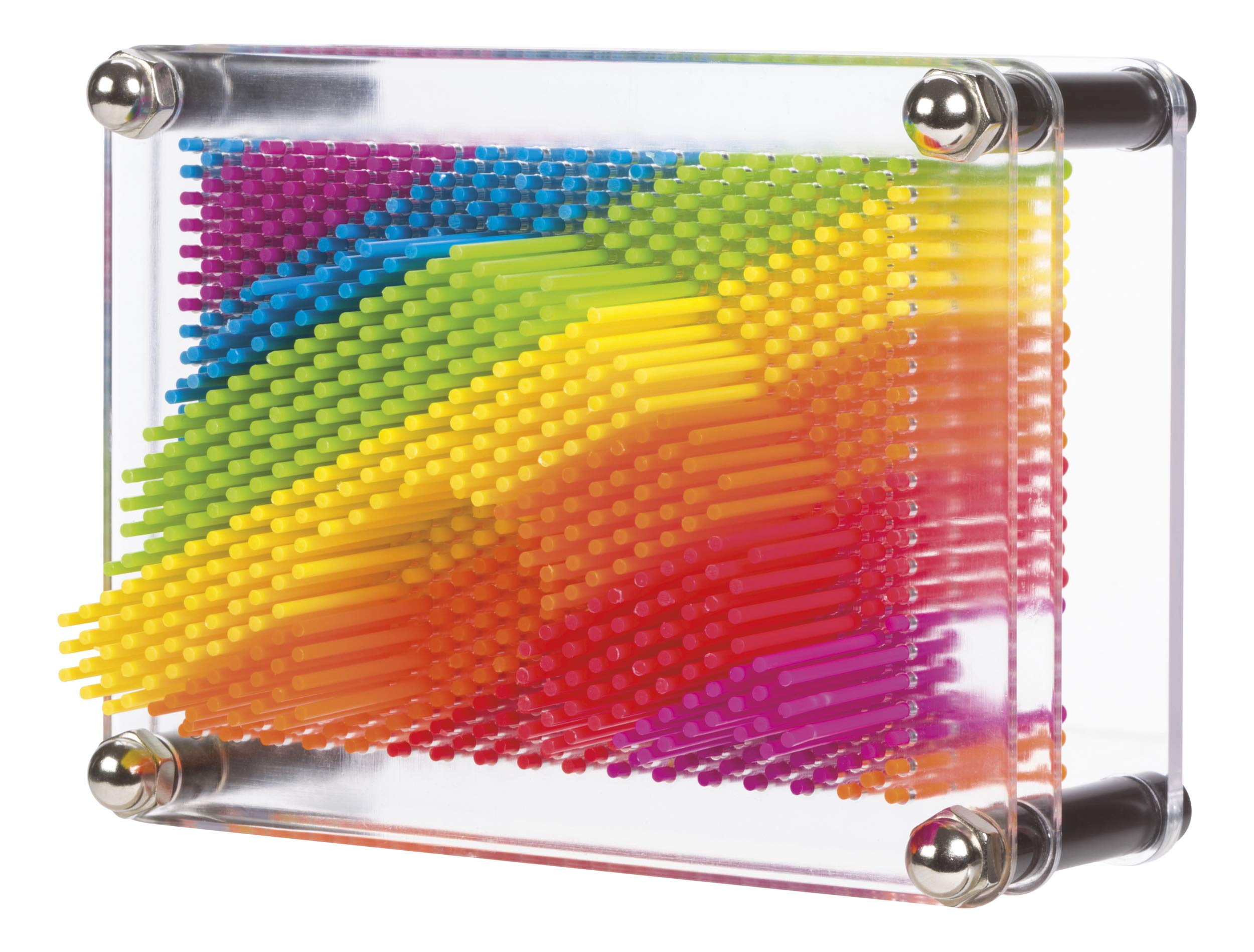 Toysmith Colorful Rainbow Pin Art, Girls Boys, Room Decor Desk Toy