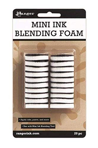 Ranger 1-Inch Ink Round IBT40965 Blending Replacement Foams, Mini, 20-Pack (2 pack)