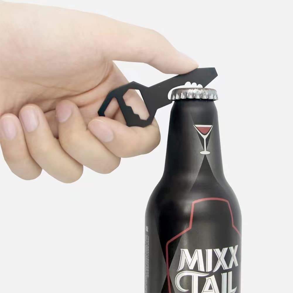 DMW Multi-Function Bottle Opener, Key Chain Creative Beer Openers, Outdoor Multi-Function Small Tools for Men and Women