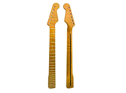 CJWSLYT Guitar Electric Guitar Handle Tiger Pattern Maple 21 frets Guitar Handle Guitar & Accessories Electric Guitar Parts String Instrument Accessories Electric Guitar