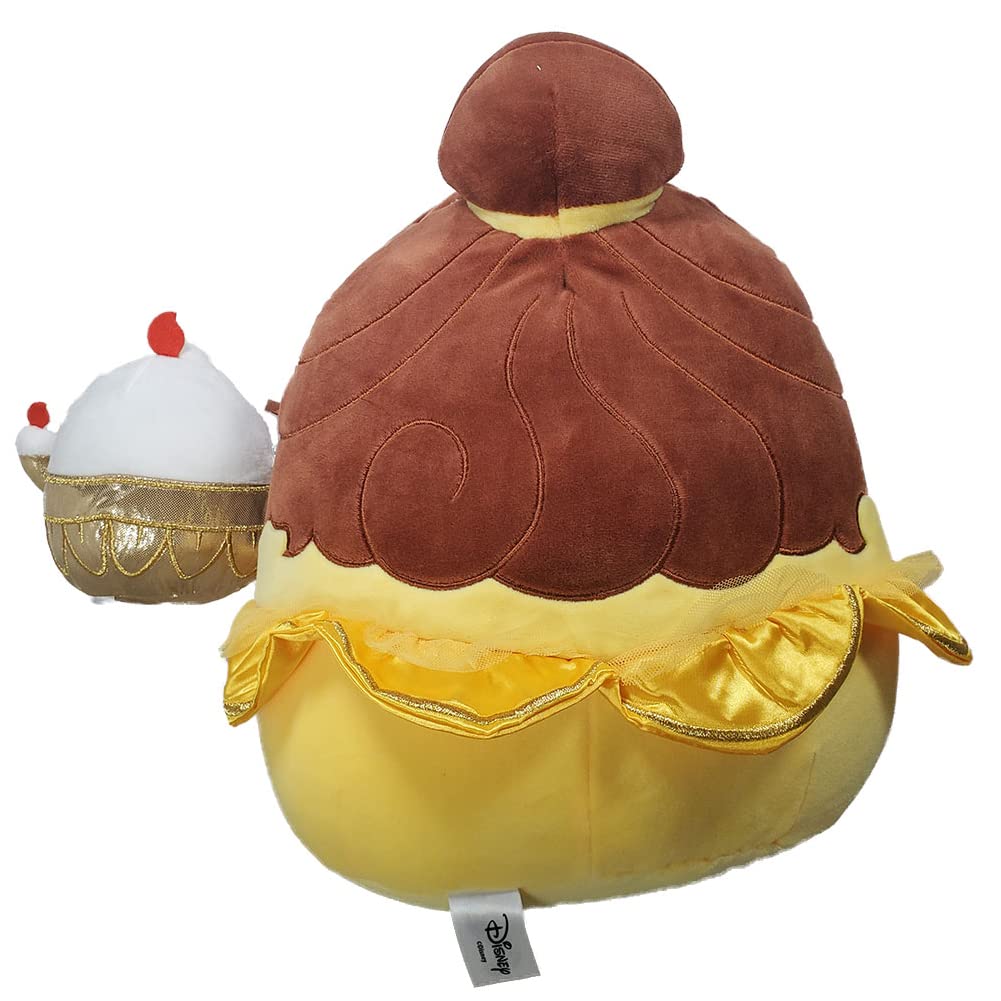 Squishmallow Official Kellytoy Plush 12" Belle & Lumiere - Disney Ultrasoft Stuffed Animal Plush Toy
