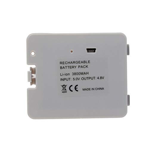 Queen.Y Balance Board Battery for Wii Fit Balance Board with 3800mAh High Capacity