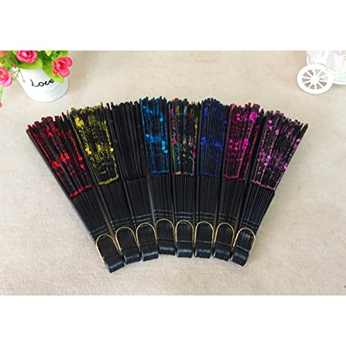 CANIGHT Peacock Hand Fan Pcs Handmade Sequins Peacock Dancing s Foldable Sequin Hand s for Women Peacock Folding Spanish Hand Flower Folding Summer Handheld Silk 2 Peacock Fans