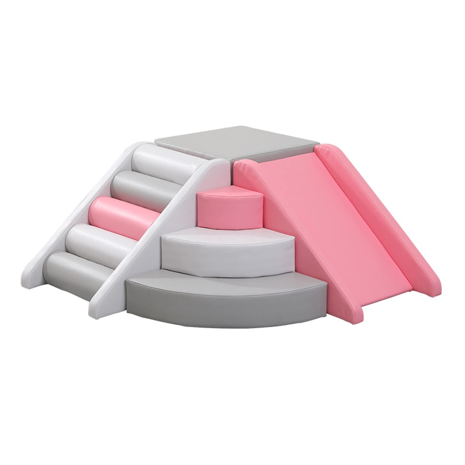 Climbing Blocks Kids Climbing Soft Foam Building Blocks Slide Step Ladder Rainbow Ladder Indoor Activity Playset, for Home Kindergarten Playground