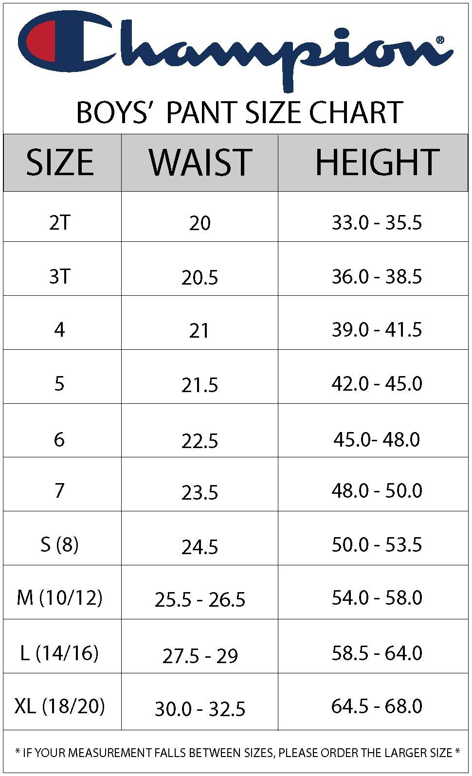 Champion Boys Sweatpant Heritage Collection Slim Fit Brushed Fleece Big and Little Boys Kids (Medium, Oxford Heather Script)