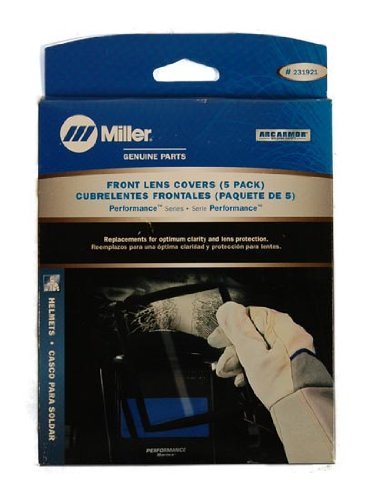 MILLER 231921 FRONT LENS COVER - Performance Ser- 5/PK by Miller