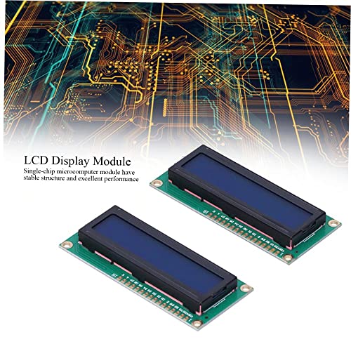 DIY Electronics Kit - Single Chip Microcontroller Module with LCD Display Robot Accessories and Module Interface Adapter for Test Development DC5V Power Supply and 1602 Module
