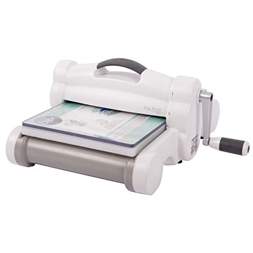 Sizzix Big Shot Plus Starter Kit 660341 Manual Die Cutting & Embossing Machine for Arts & Crafts, Scrapbooking & Cardmaking, 9” Opening