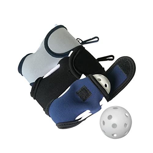 CLISPEED Golf Putting Mini Ball Conatiner Club Bag Putting Organizer Holder Putter Clamp Golf Bag Fanny Pack