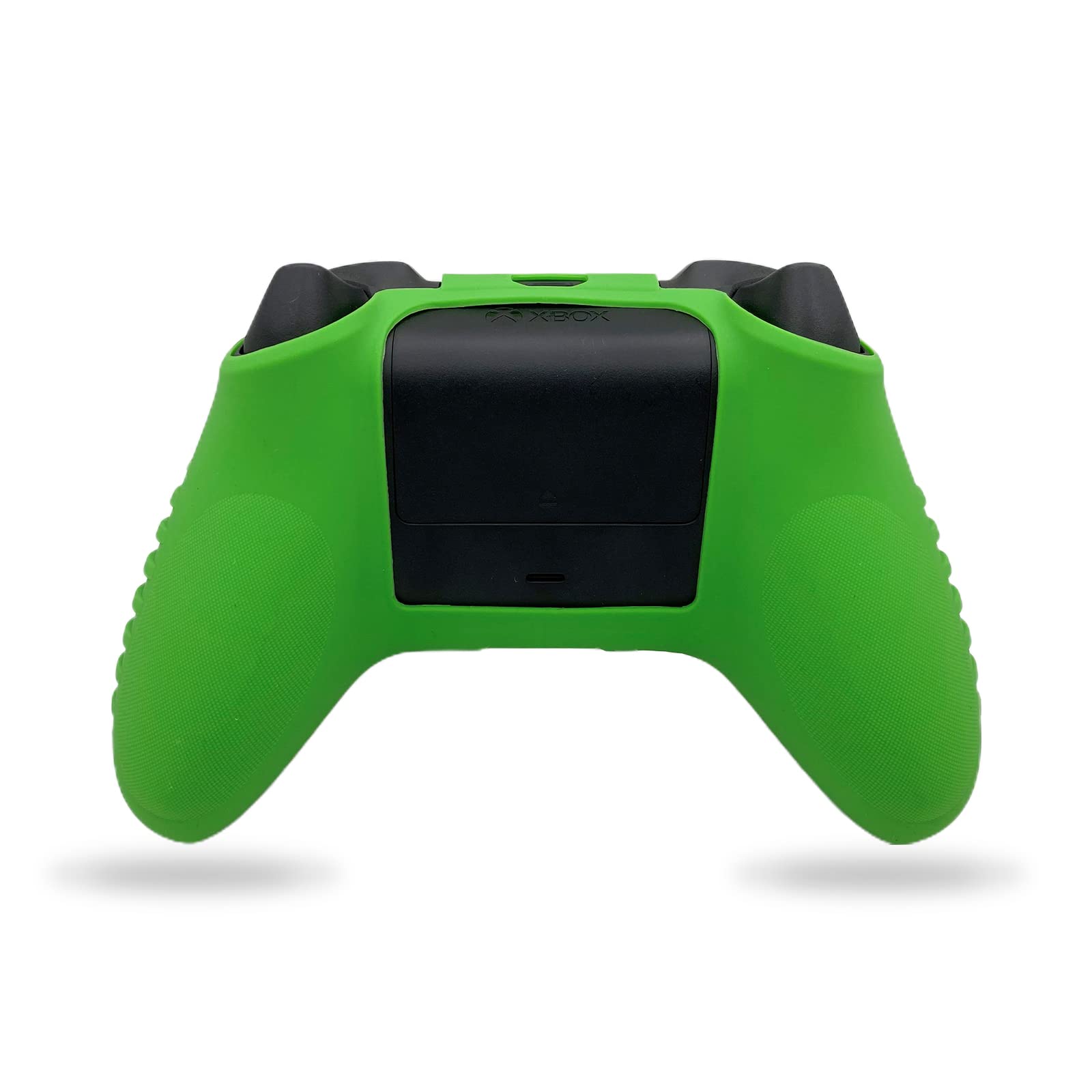 COIORVIS Soft Anti-Slip Silicone Controller Cover Skins Thumb Grips Caps Protective Case for Xbox One X S Controller (Green)