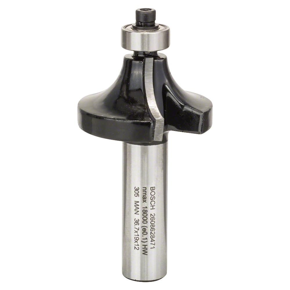 Bosch 2608628471 Rounding Router Bit 12mmx36, 7mmx2.76In