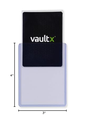 Vault X Premium Extra Thick Seamless Toploaders 35pt - 3" x 4" Rigid Card Holders for Trading Cards & Sports Cards (100 Pack)