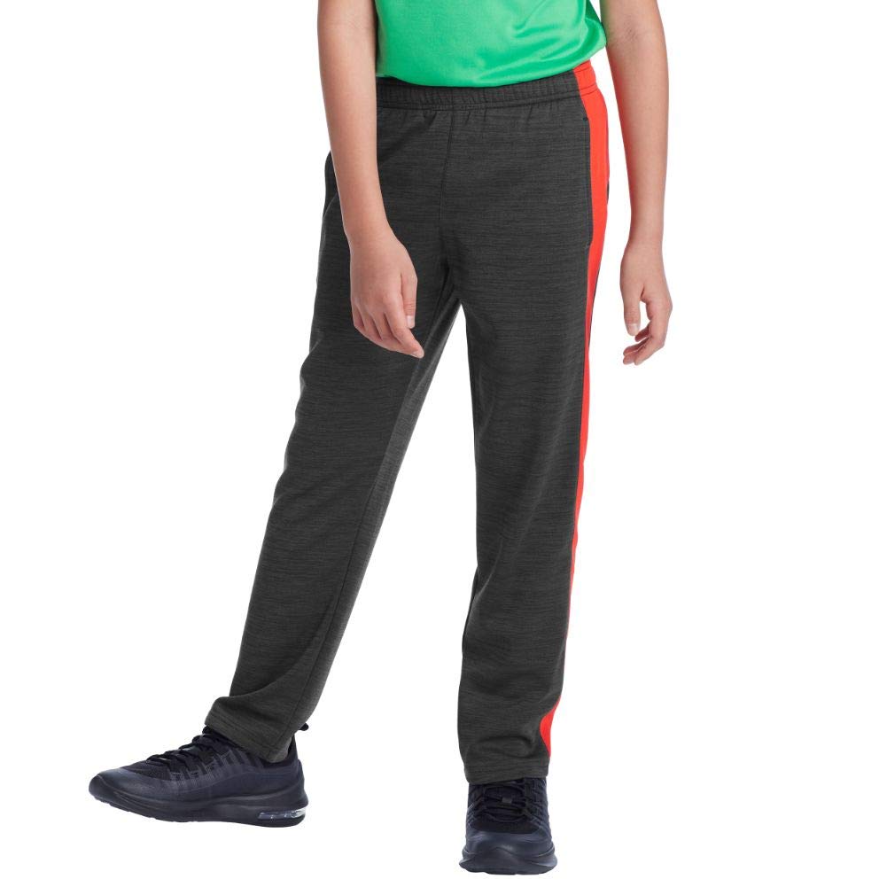 C9 Champion boys Open Leg Knit Sweatpants, Ebony/True White, 24", Large US