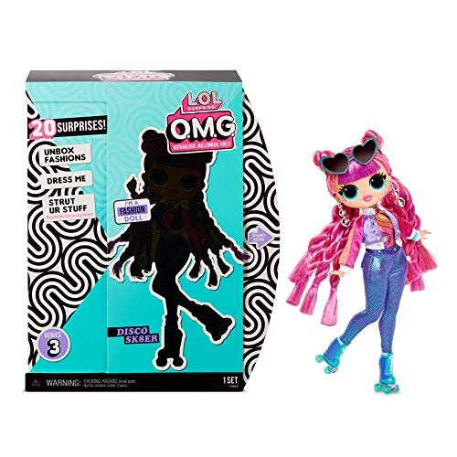 L.O.L. Surprise! O.M.G. Series 3 Roller Chick Fashion Doll with 20 Surprises