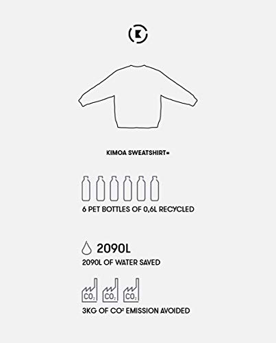 Kimoa Unisex Sudadera Bracelet Gris Sweatshirt Grey