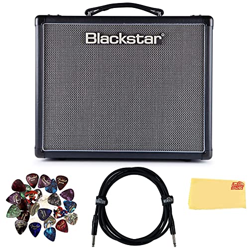 Blackstar HT-5R MkII Guitar Combo Amplifier Bundle with Instrument Cable, Picks, and Austin Bazaar Polishing Cloth