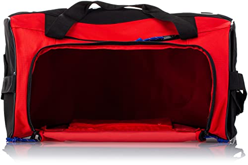 Champion unisex adult Velocity Duffel Bag, Red, One Size US