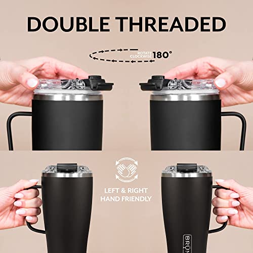 BrüMate Toddy XL - 32oz 100% Leak Proof Insulated Coffee Mug with Handle & Lid - Stainless Steel Coffee Travel Mug - Double Walled Coffee Cup (Neon Pink)