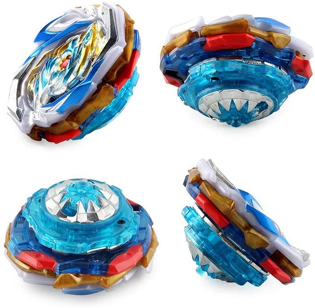 Mopogool Left Right Sparking Launcher Bey Burst Evolution Turbo GT Blades Battling Tops String Launcher Grip B-154 DX Booster Imperial Dragon.IG Sen Starter Set Gaming Top Spinning Toys Gift for Boys
