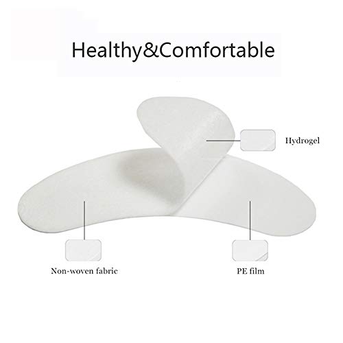 LANKIZ Eye Pads for Lash Extensions Under Eye Gel Pads for Eyelash Extensions Lint Free Hydrogel Eye Patches Eyelash Extension Supplies 100 pairs