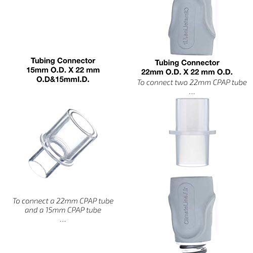 Rescare Hose Connectors & Tubing Adapters 4 Pack - 15mm and 22mm Tubing Diameters Connector